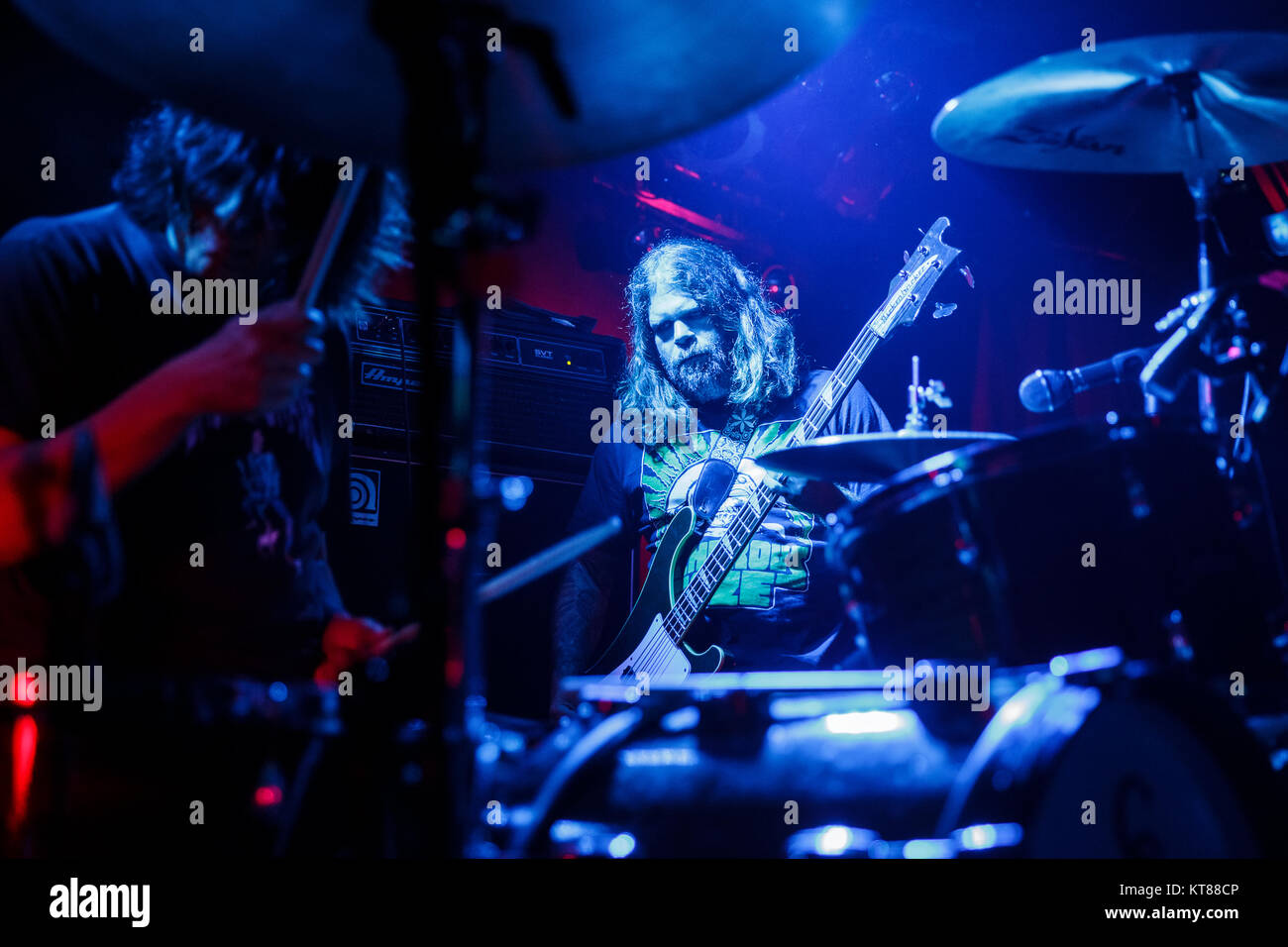 The American psychdelic rock band Earthless performs a live concert at ...