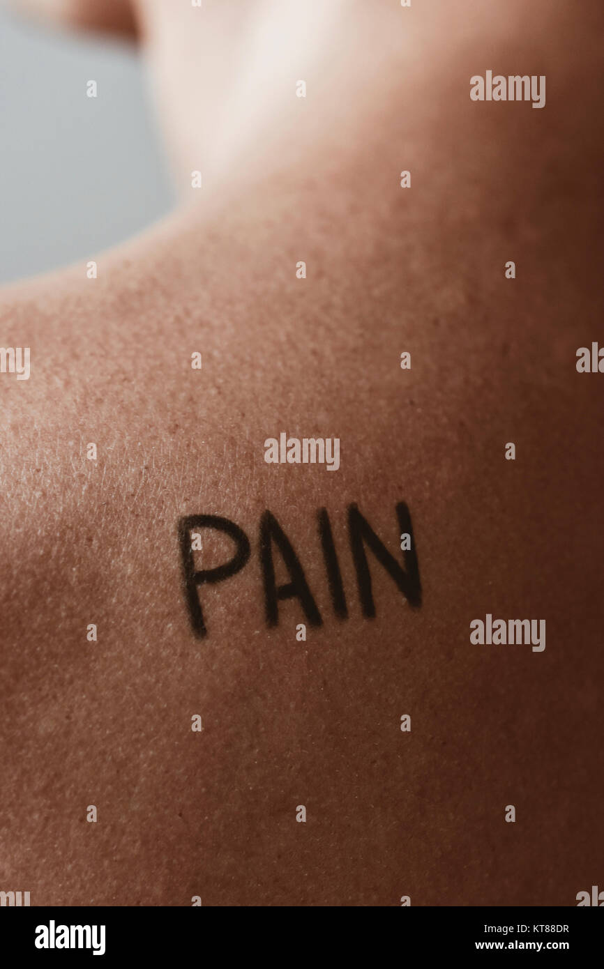 Pain Word High Resolution Stock Photography and Images - Alamy