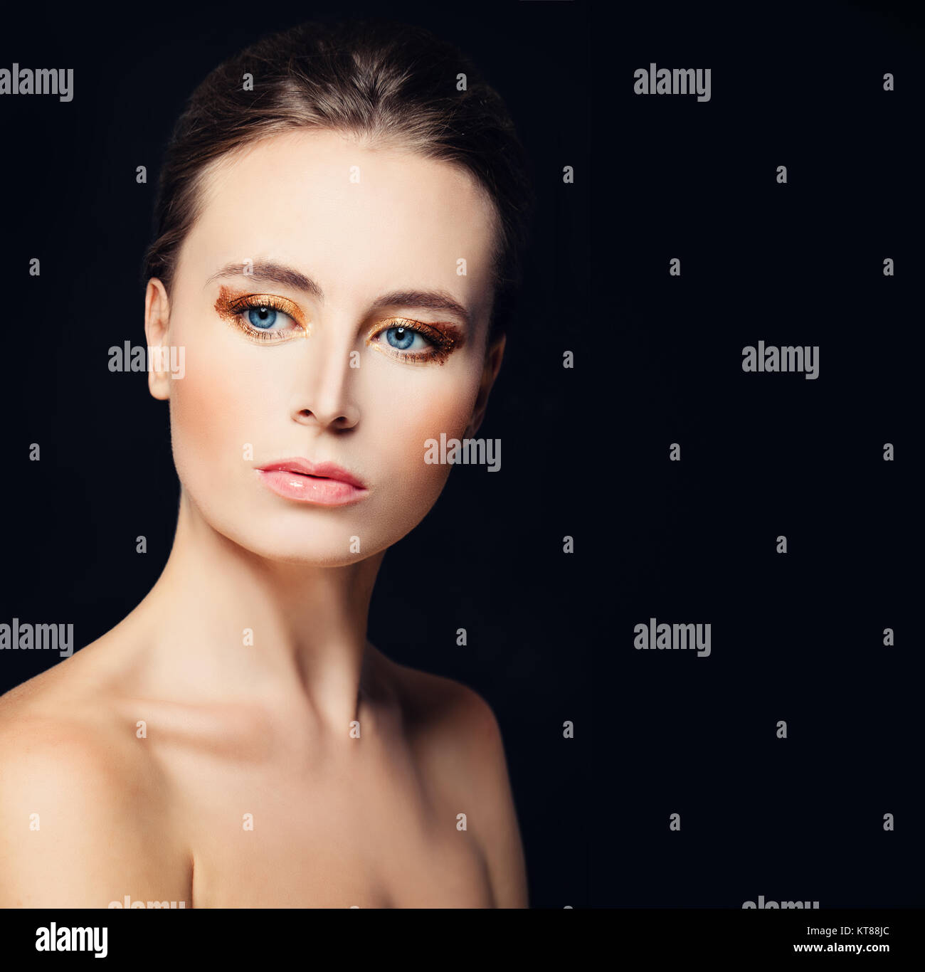 Perfect Model Woman with Healthy Skin and Pretty Face Stock Photo - Alamy