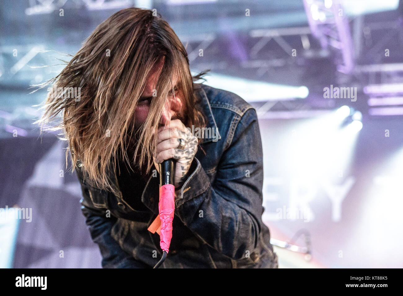 The American metalcore band Every Time I Die performs a live concert at ...