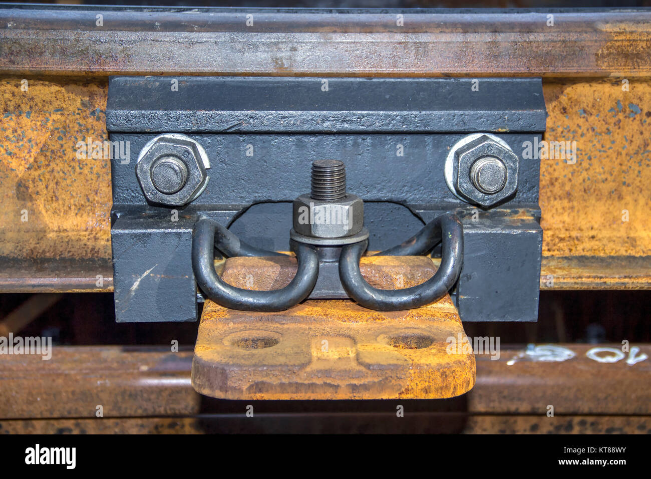 Railroad screws hi-res stock photography and images - Alamy