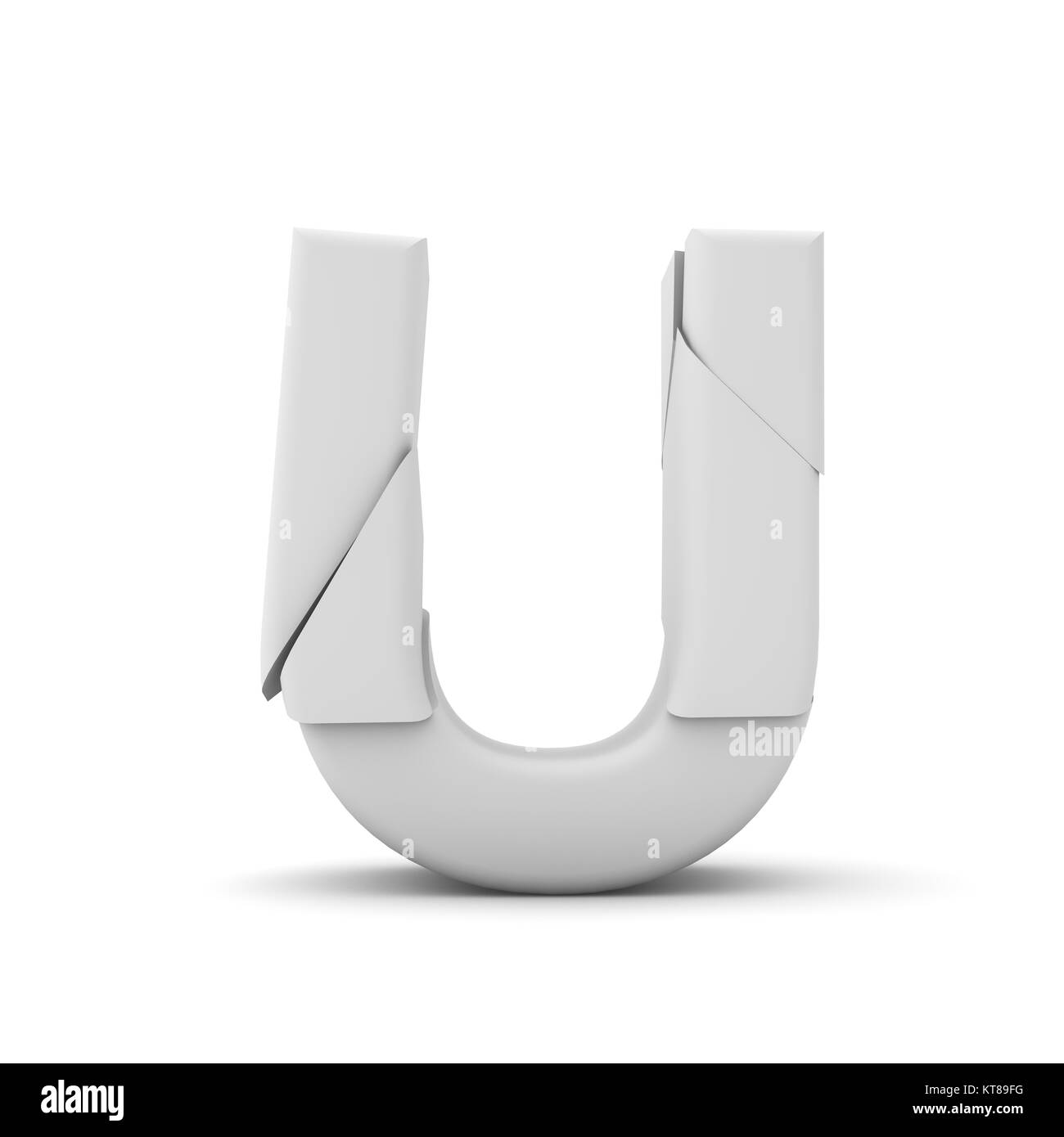 Letter broken into pieces Black and White Stock Photos & Images - Alamy
