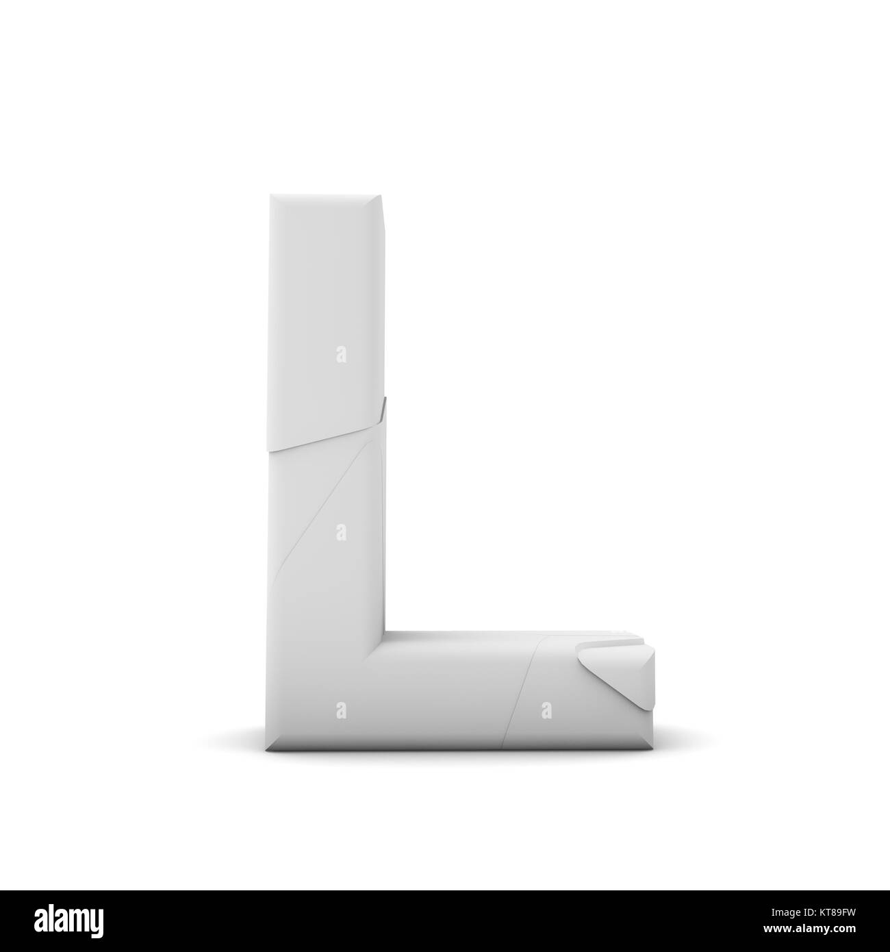 Letter broken into pieces Cut Out Stock Images & Pictures - Alamy