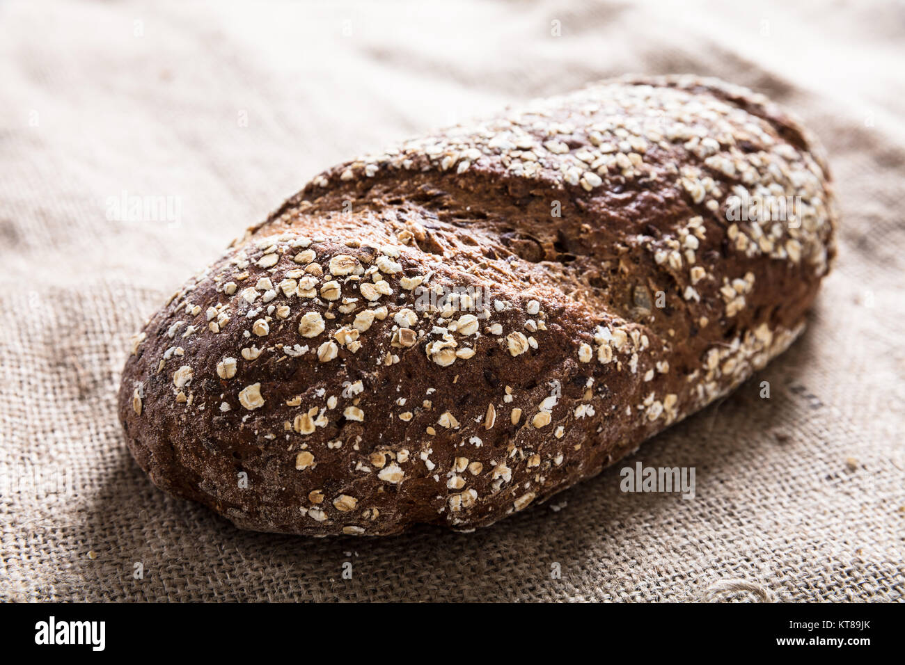 Freshly Baked Cereal Bread Stock Photo - Alamy