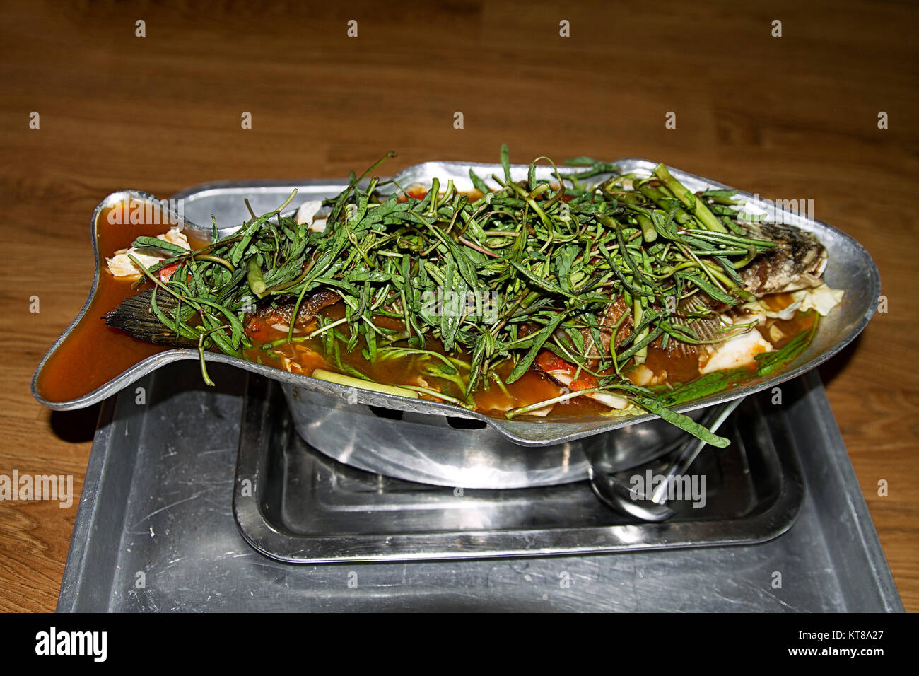 Gang Som Plah Chon snake fish soup Stock Photo - Alamy