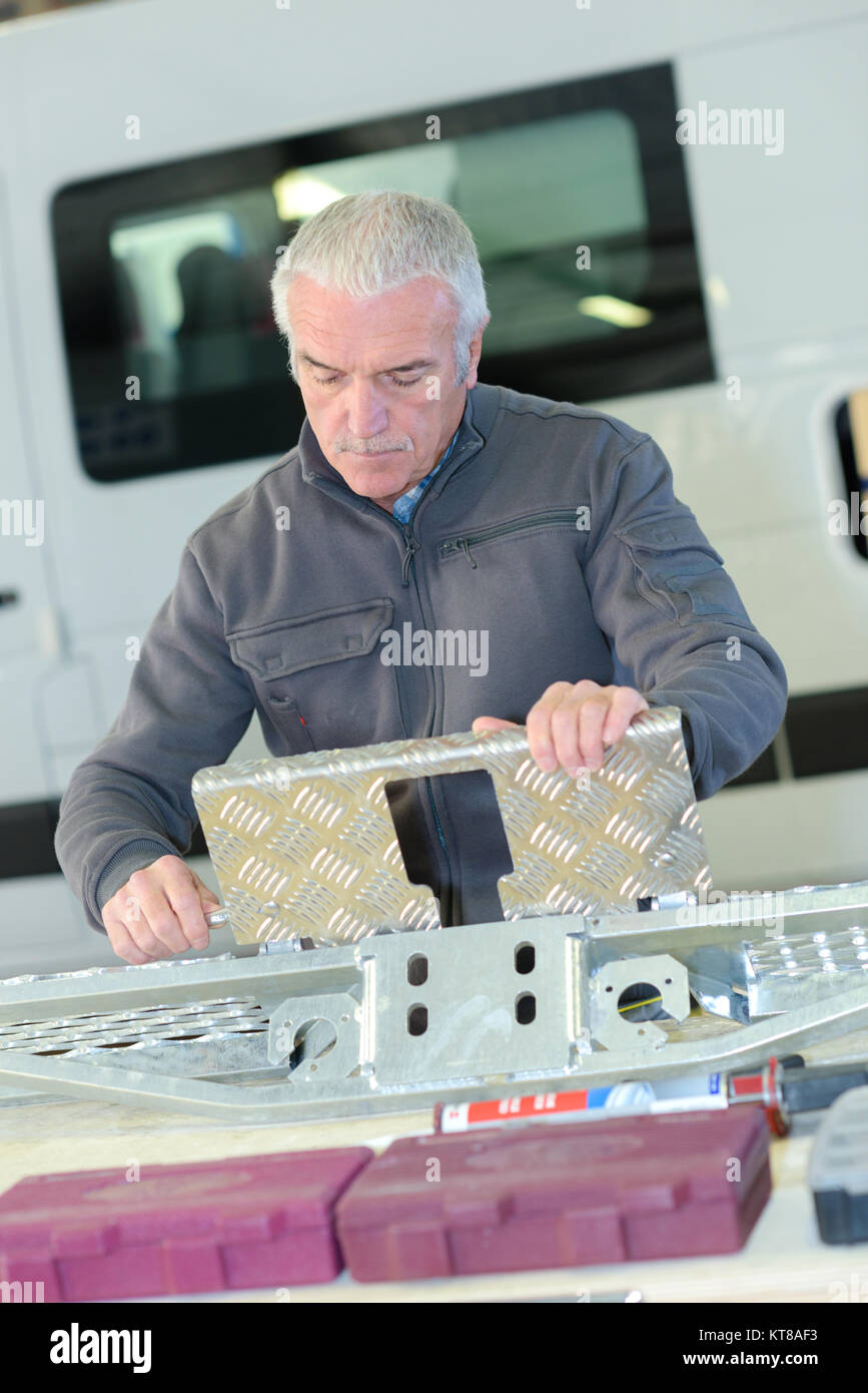 Senior technician hi-res stock photography and images - Alamy