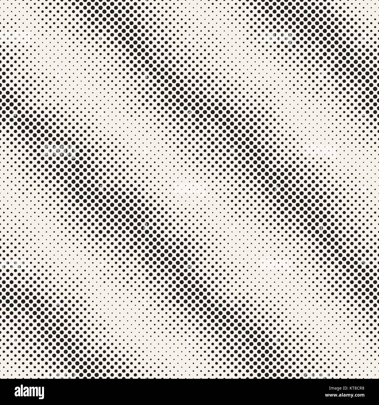 Modern Stylish Halftone Texture. Endless Abstract Background With ...