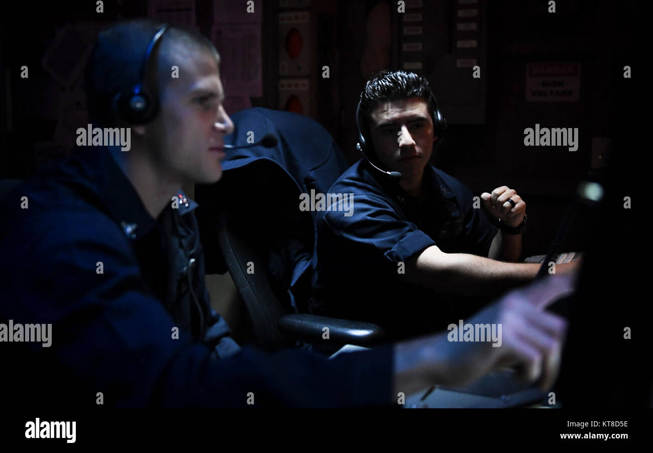 Cryptologic Technician (Technical) 3rd Class Christian Sandoval, right ...