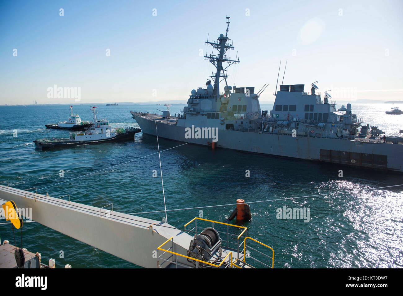 - The Arleigh Burke-class guided-missile destroyer USS John S. McCain ...