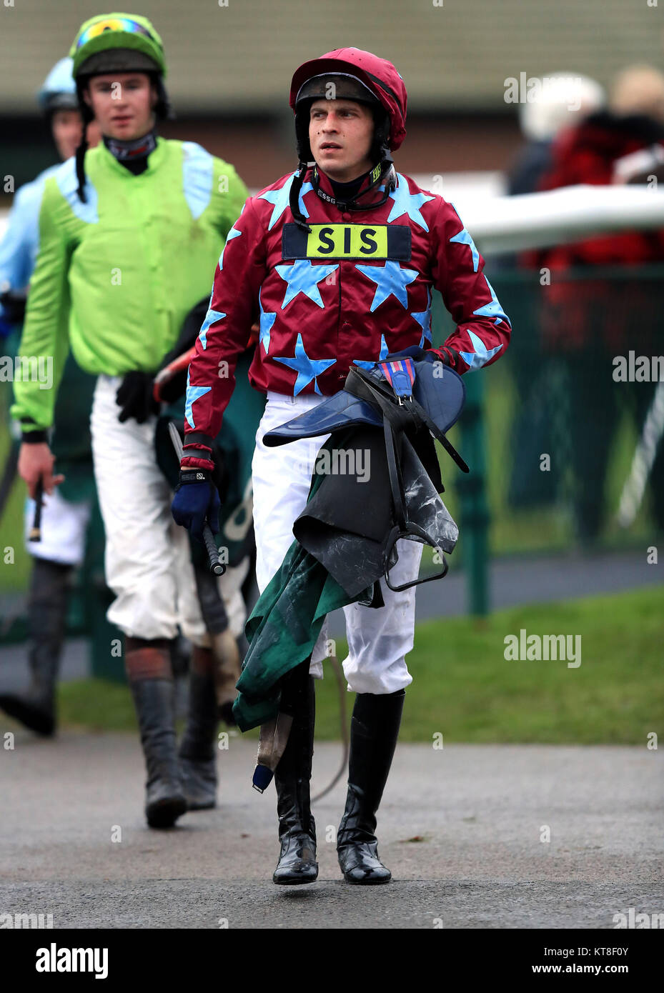 Jockey James Banks after the Totepool Caroline Beesley Memorial ...