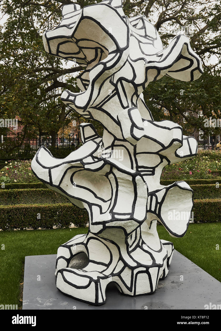 Sculpture by French artist Jean Dubuffet, Rijksmuseum gardens ...