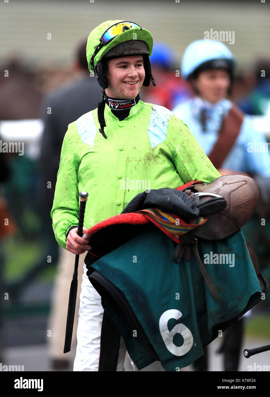 Jockey Brendan Powell after the Totepool Caroline Beesley Memorial ...