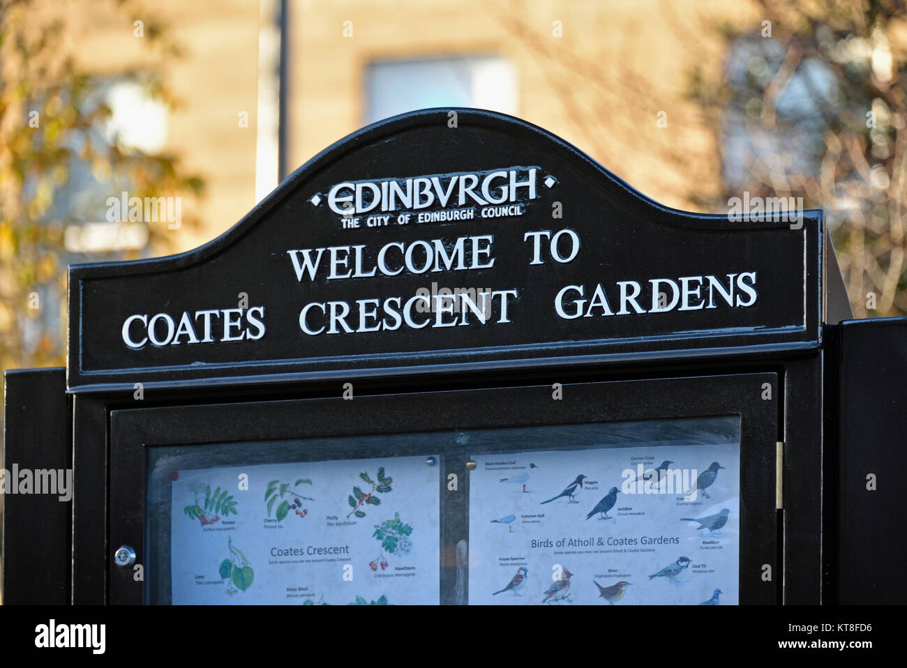Coates crescent gardens hi-res stock photography and images - Alamy