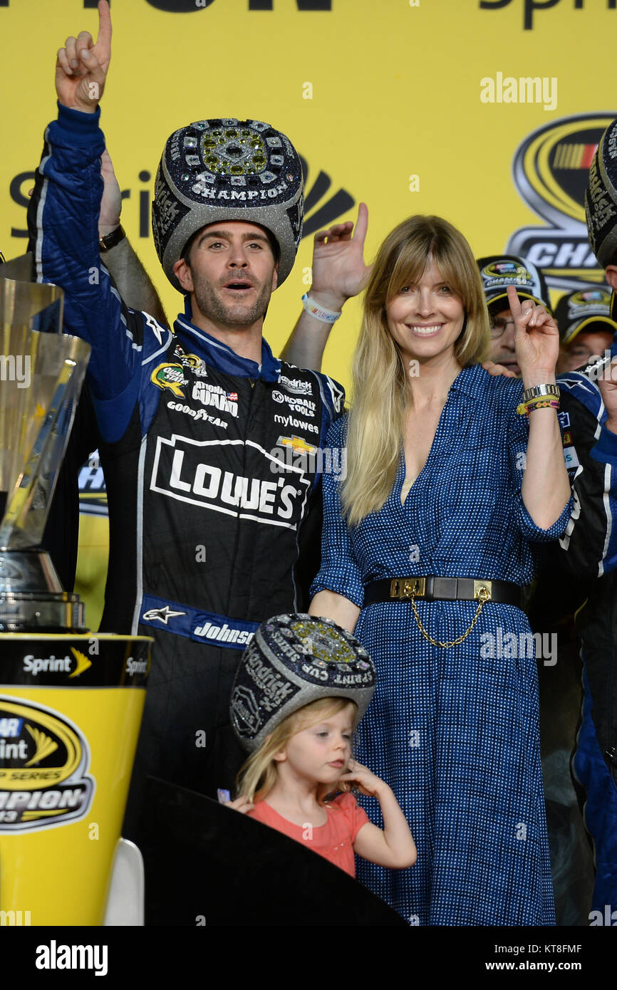 SMG Jimmie Johnson Chandra Johnson Genevieve Johnson FL5 Nascar 111713 ...