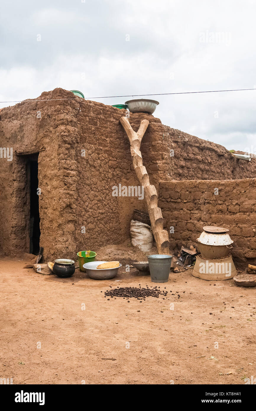 Typical african village hi-res stock photography and images - Alamy