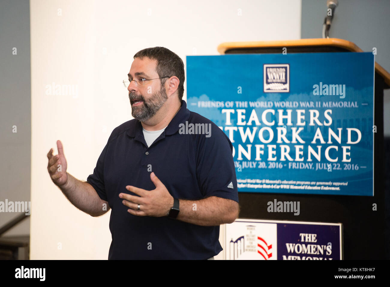 Stephen Carney, Arlington National Cemetery’s command historian, speaks ...