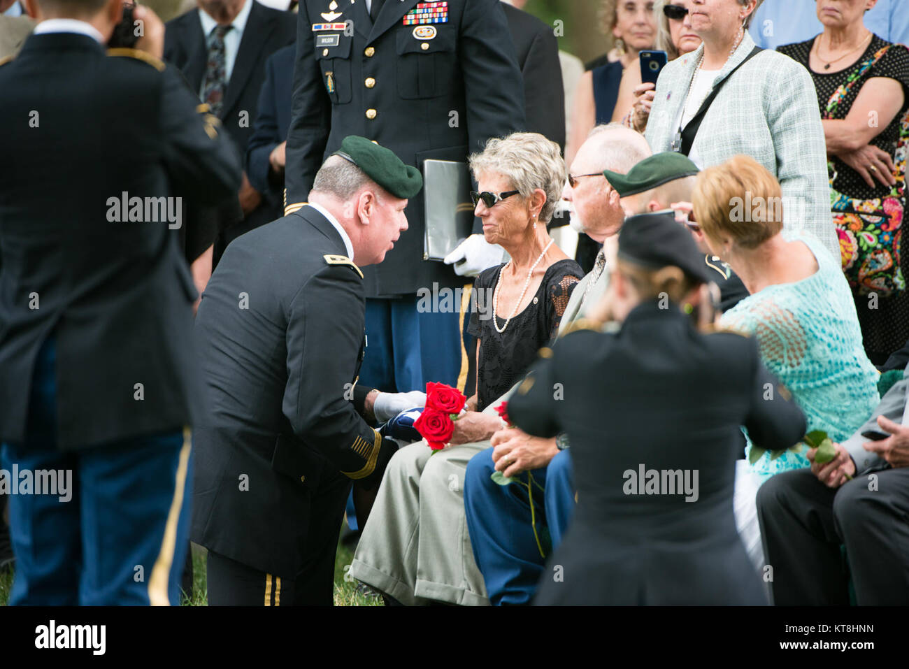 During the graveside service for U.S. Army Sgt. 1st Class Alan Lee ...