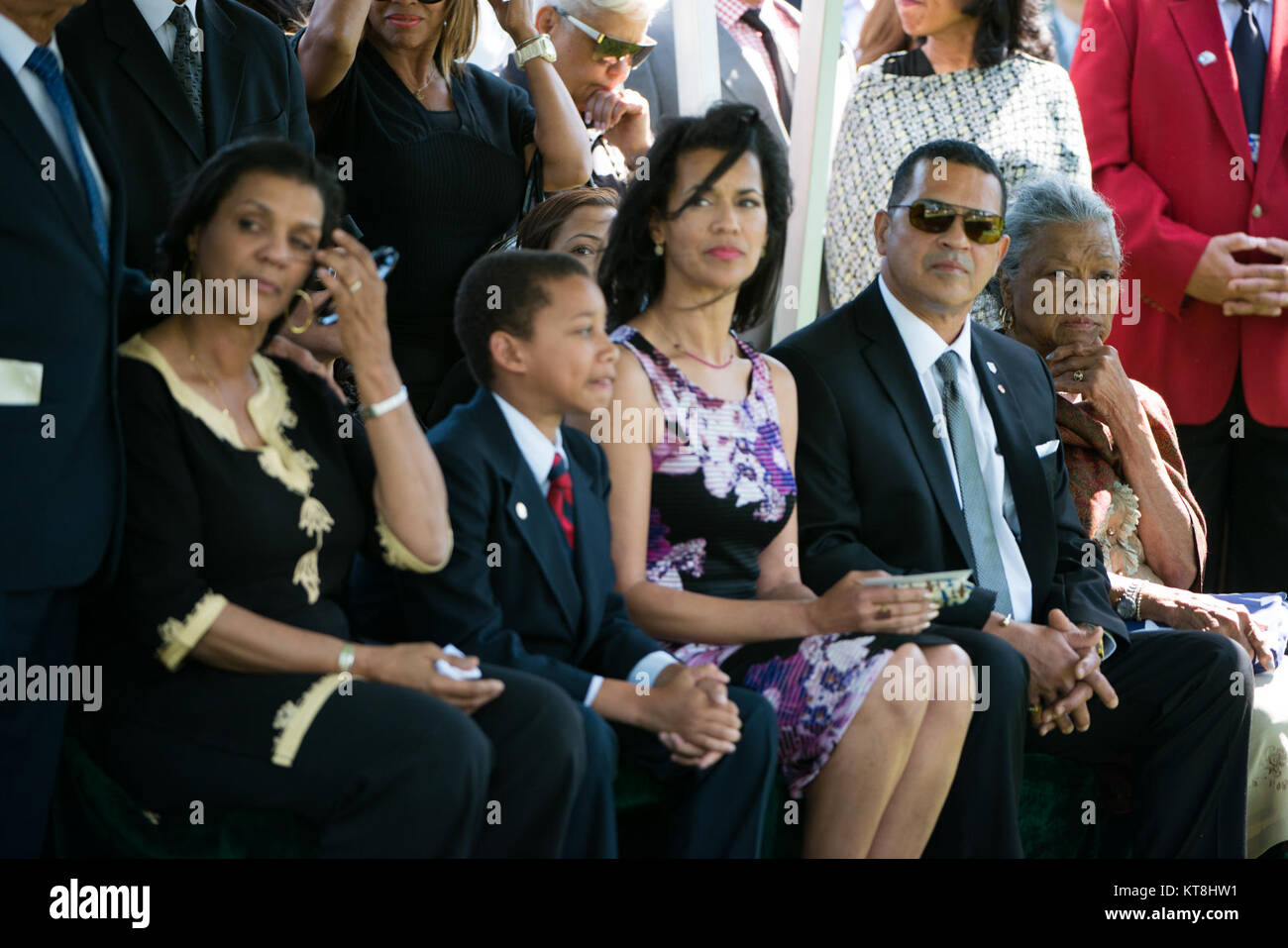 The family of 2nd. Lt. Malvin Greston "Marvelous Mal" Whitfield attend ...