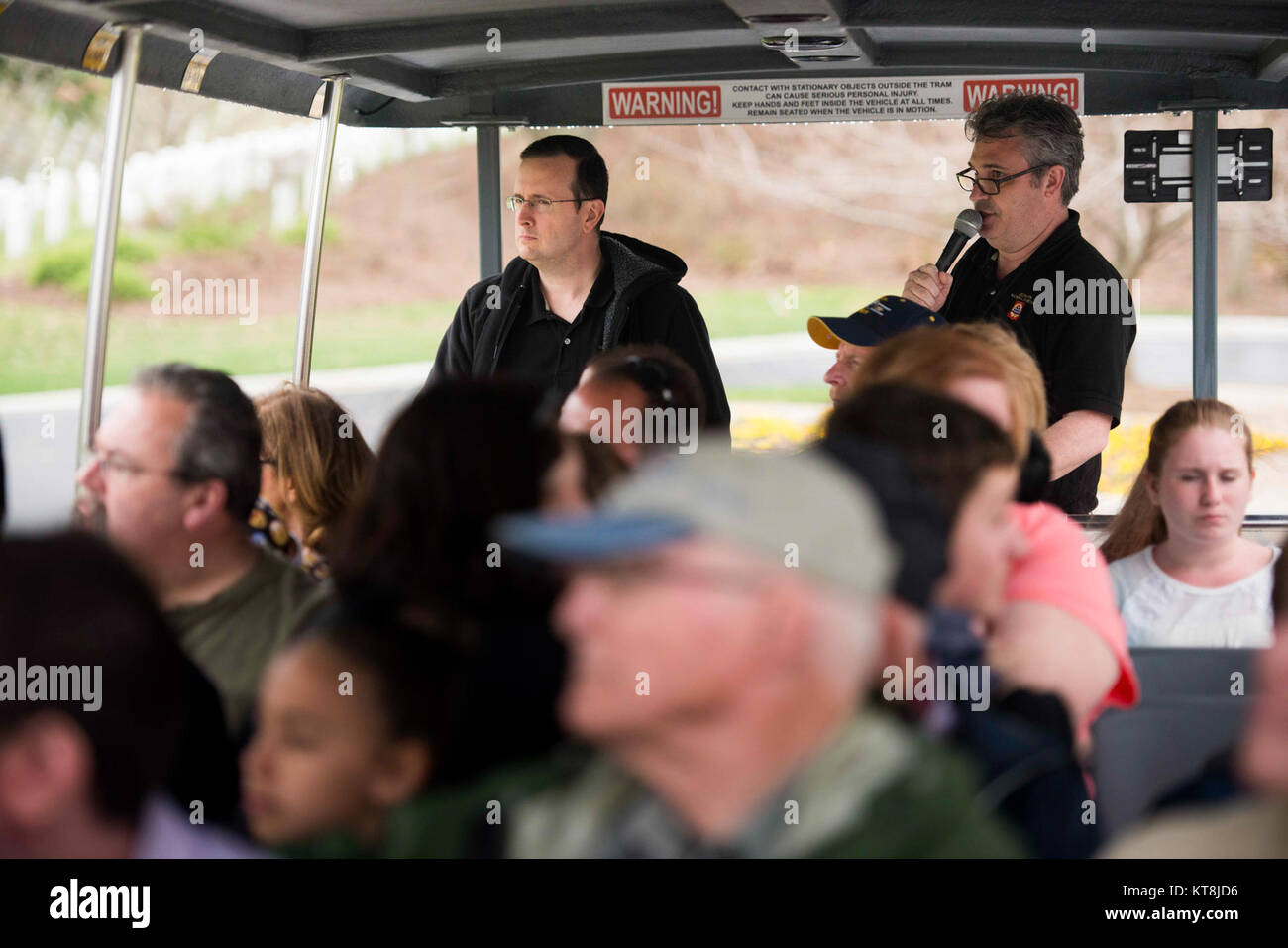 Tim Frank, one of Arlington National Cemetery’s historians, and ...