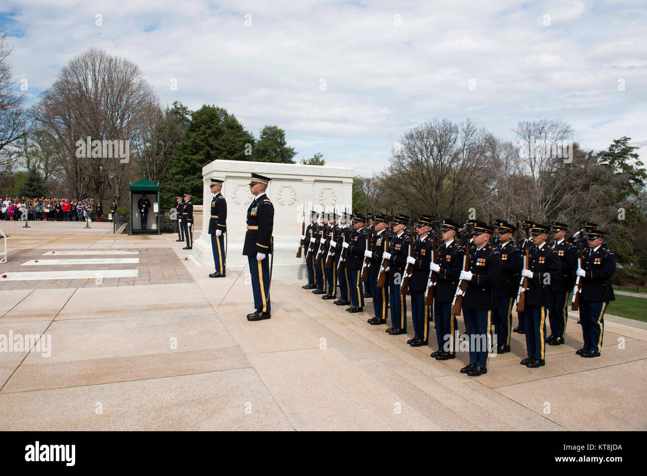 Soldiers from the 3d U.S. Infantry Regiment (The Old Guard) participate ...