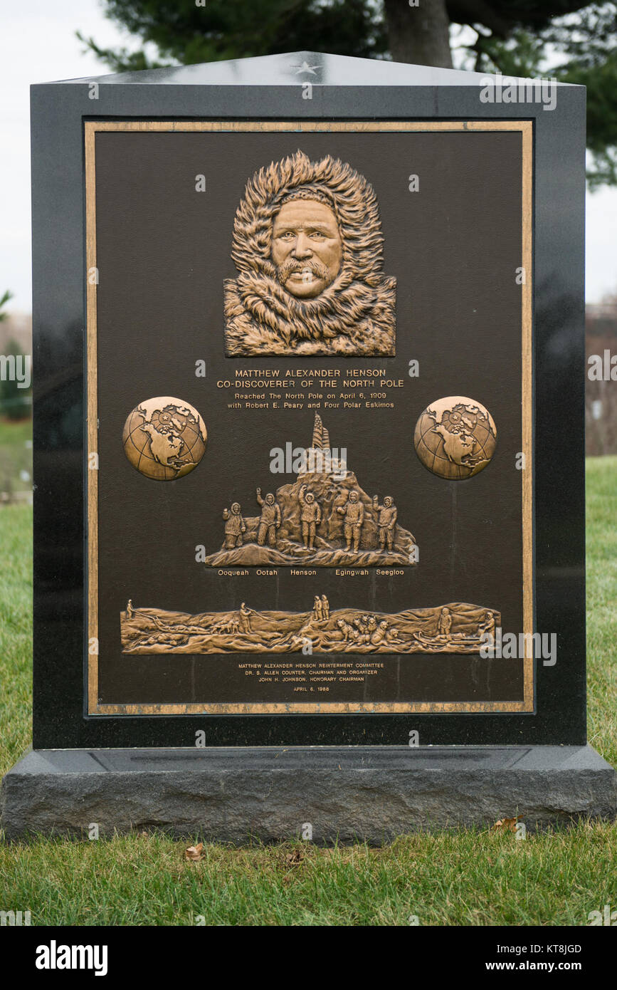 Matthew henson grave hi-res stock photography and images - Alamy