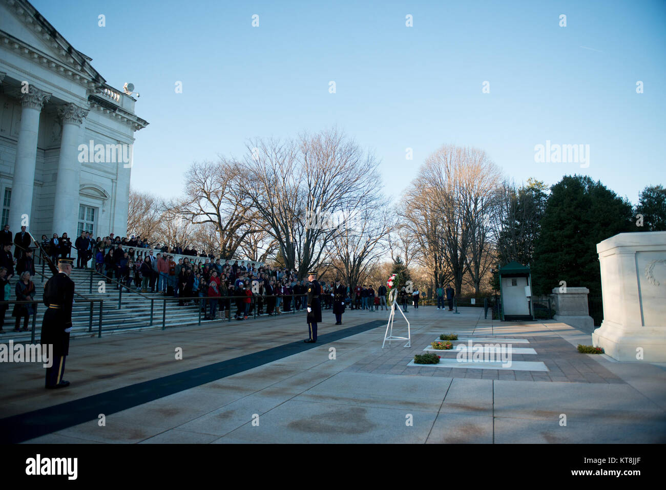 Tomb Sentinels, 3d U.S. Infantry Regiment (The Old Guard), take part in ...