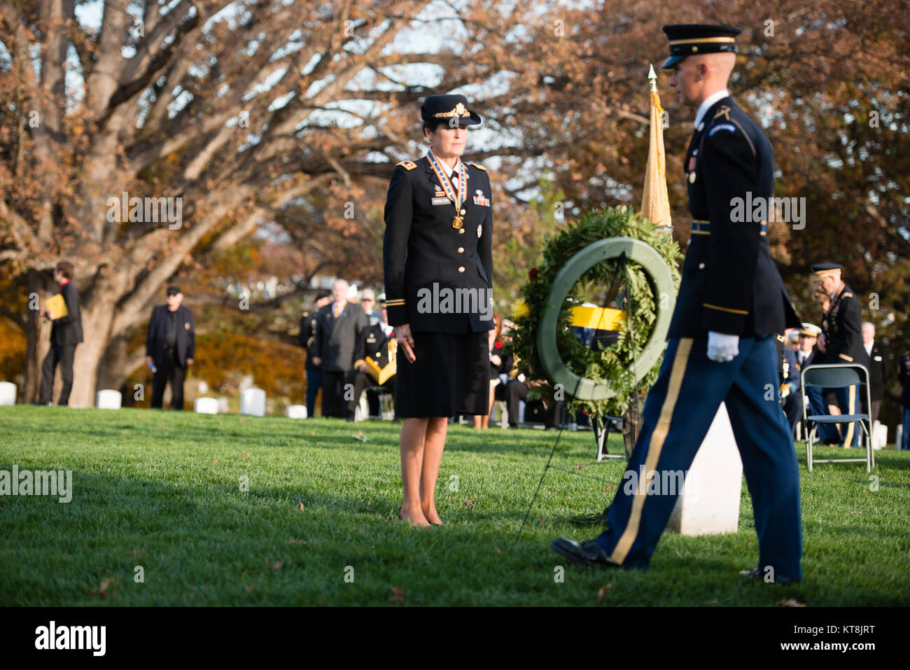 The Military Order of the World Wars conducts a memorial service and ...