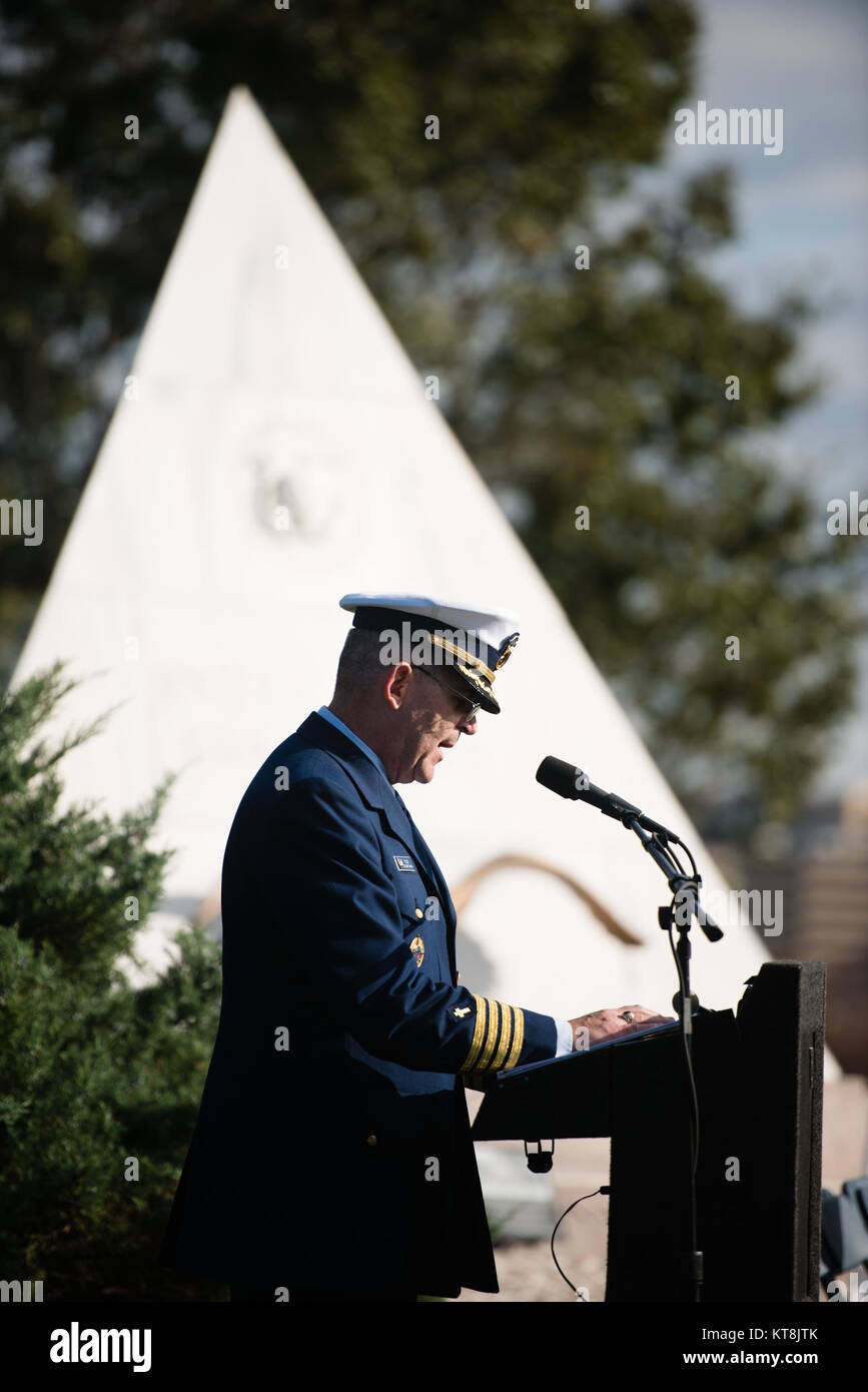 Chaplain of the Coast Guard Chaplain Gregory N. Todd gives remarks ...