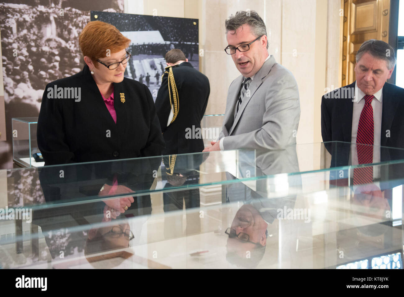 Minister for Defence Senator the Hon Marise Payne of Australia, left ...