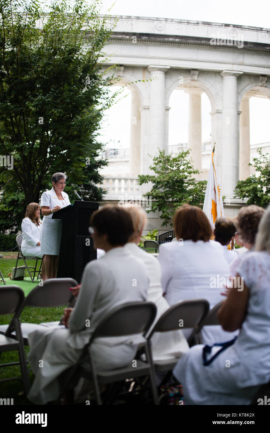 Candy Martin, first vice president and historian of American Gold Star ...