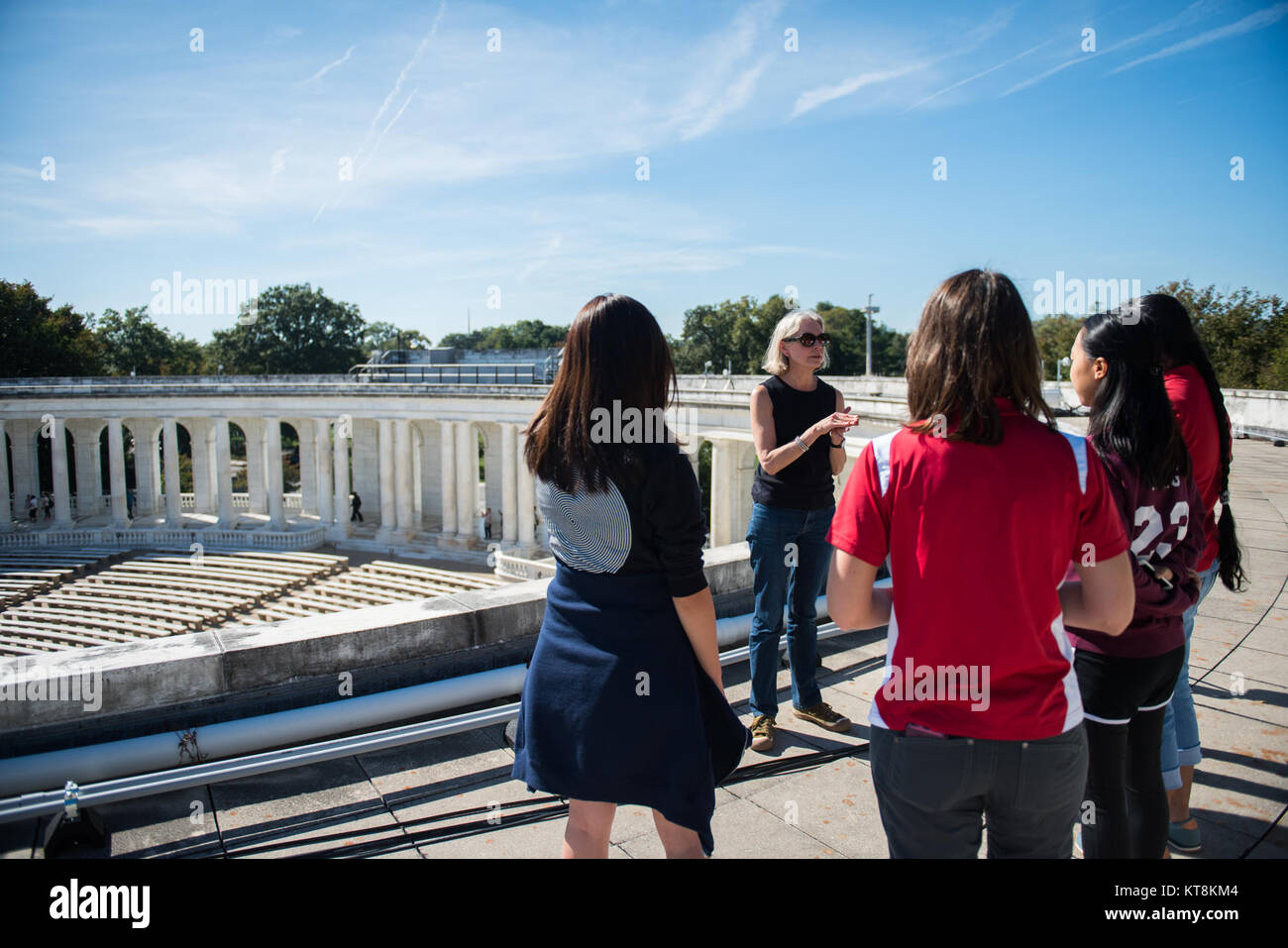 Judy Jacobs (center), National Park Service, speaks with Dr. Mary Susan ...