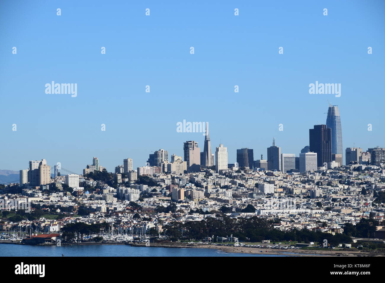 San Francisco skyline, Financial District. Main central business ...