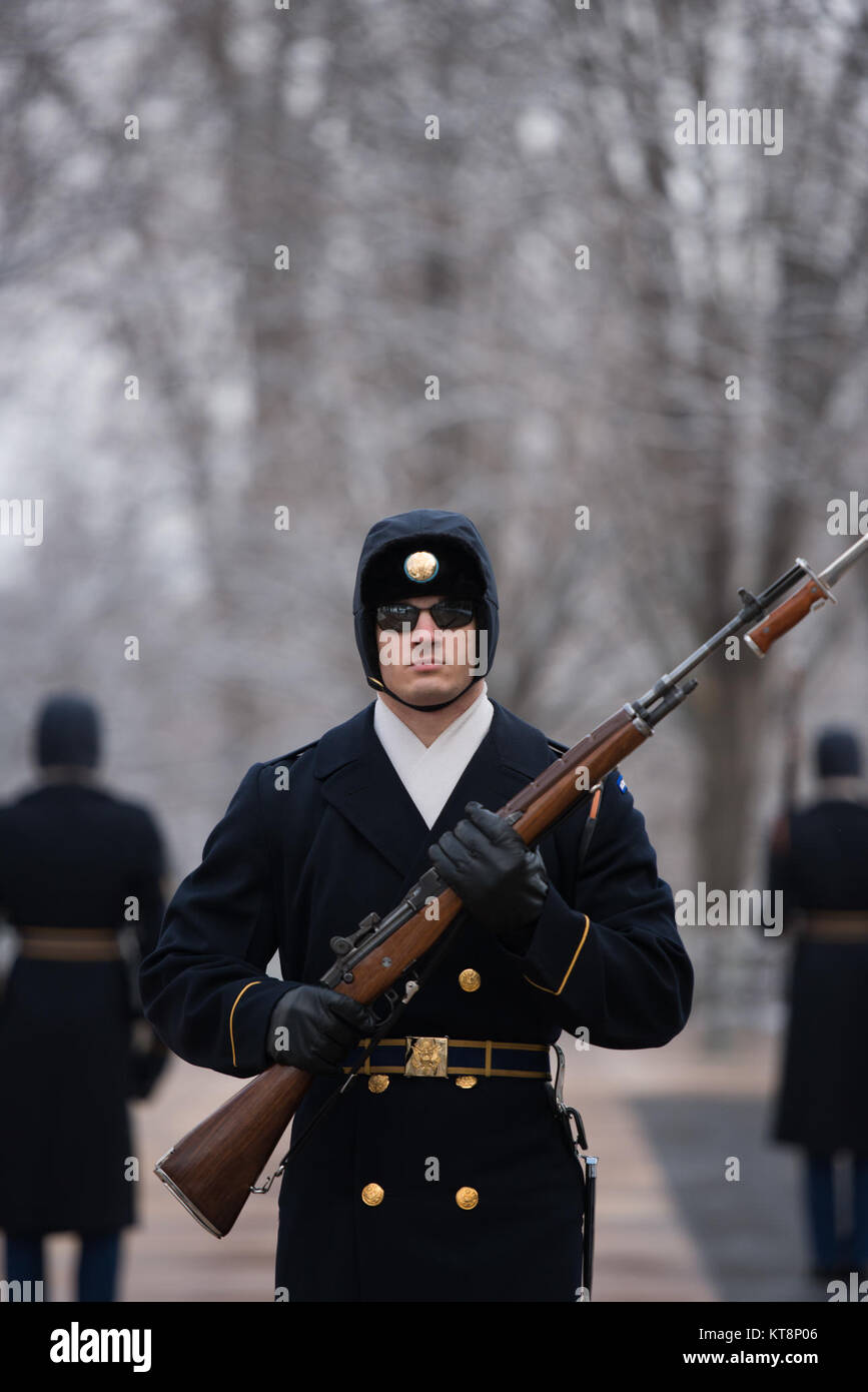 Tomb Sentinels, part of the 3d U.S. Infantry Regiment (The Old Guard ...