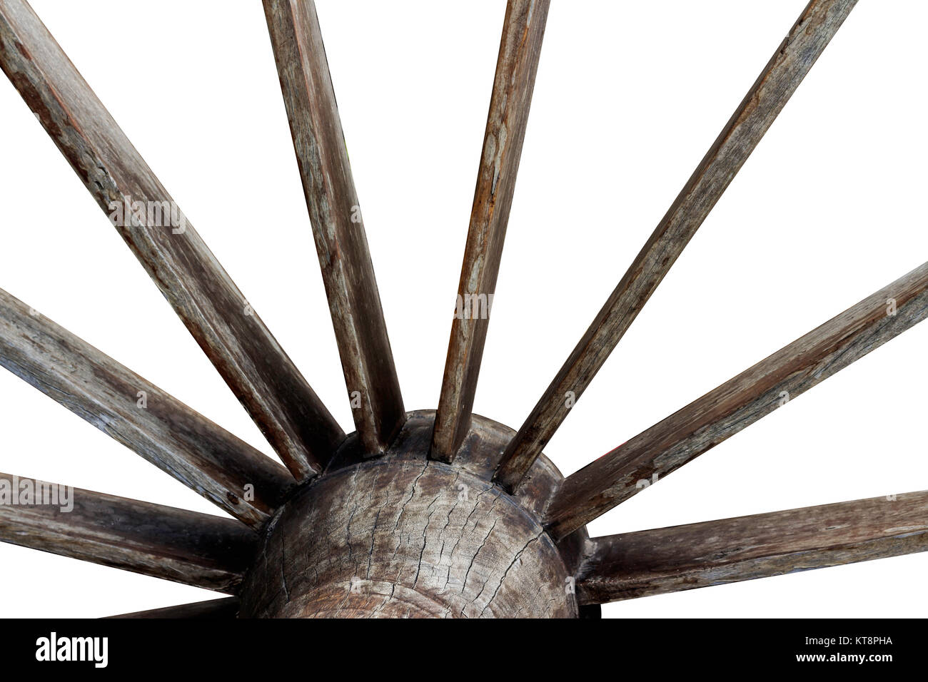 big wood wheel isolated use for backเround with clipping paths Stock ...