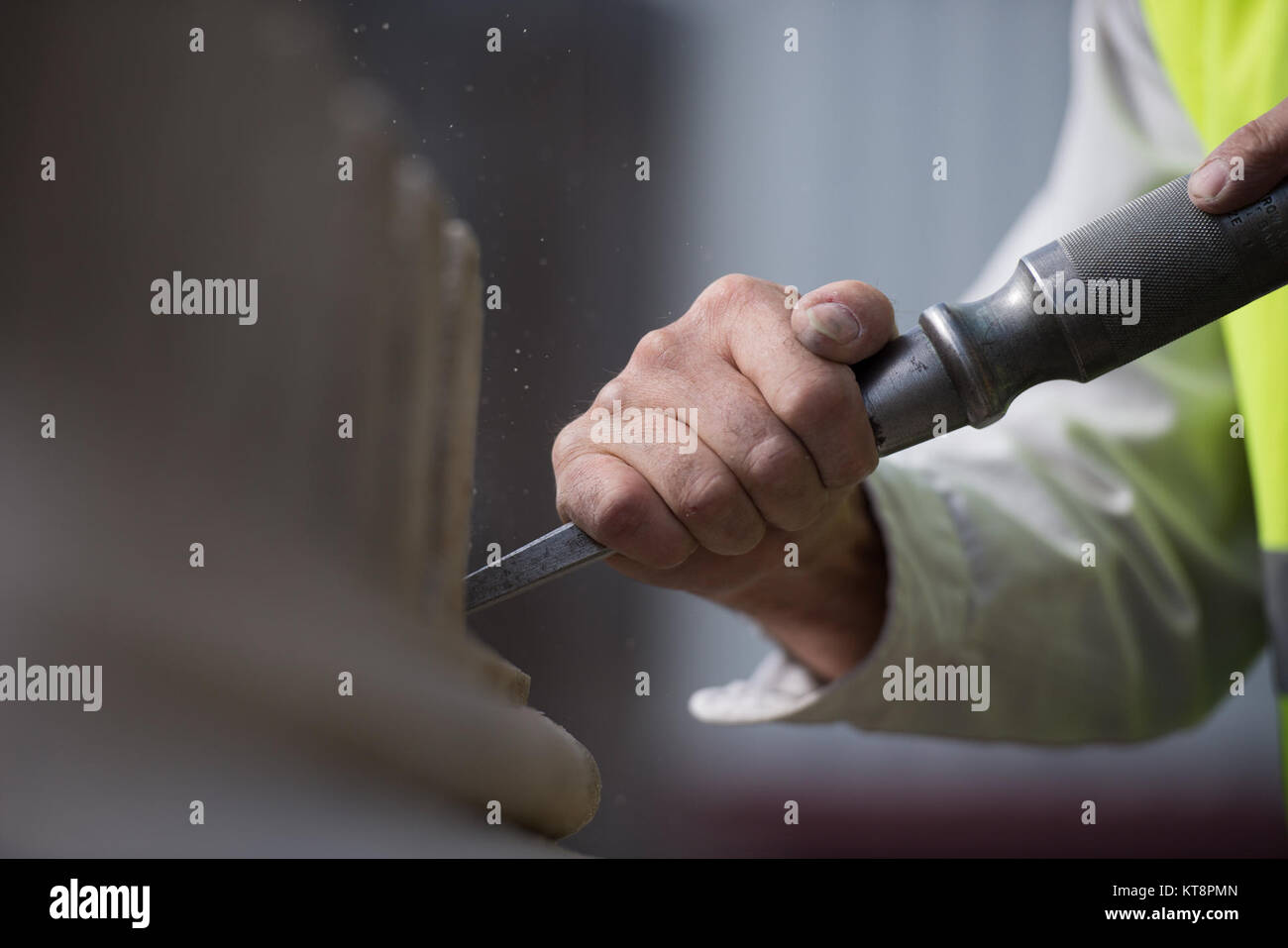 Patrick Plunkett, stone mason, works are parts of the Sheridan Gate in ...