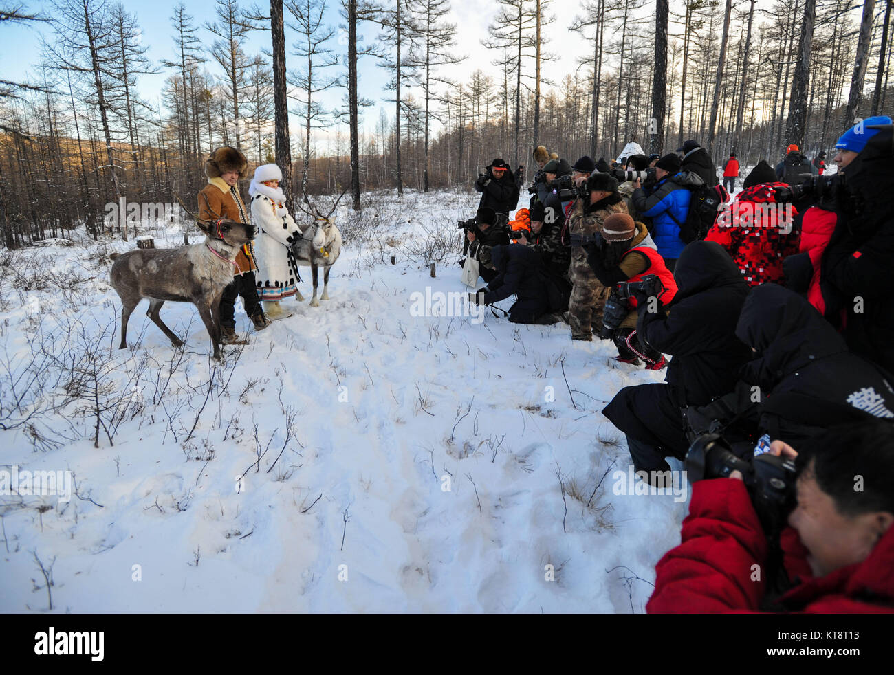 Genhe, China's Inner Mongolia Autonomous Region. 20th Dec, 2017 ...