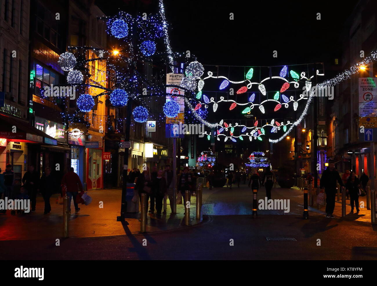 Cardiff castle christmas tree hi-res stock photography and images - Alamy