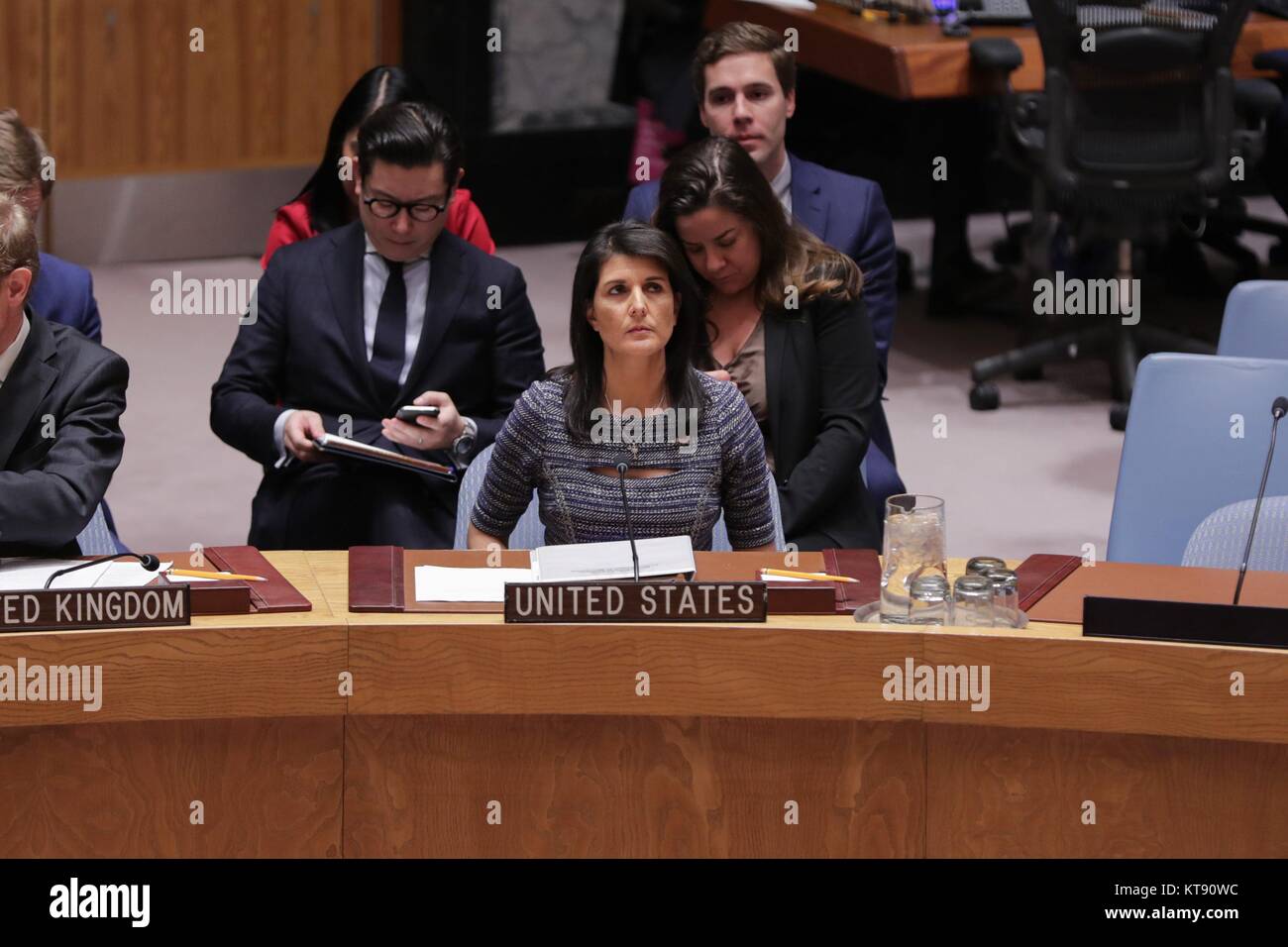 United Nations, New York, USA, December 22 2017 - Nikki R. Haley ...
