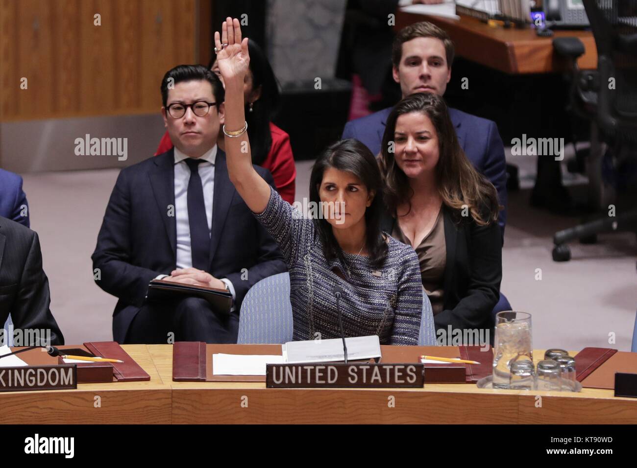 United Nations, New York, USA, December 22 2017 - Nikki R. Haley ...
