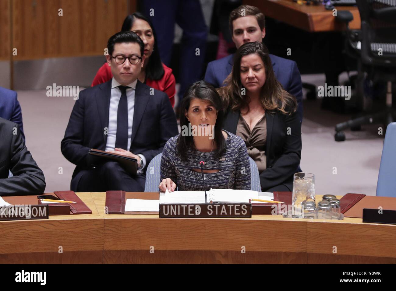 United Nations, New York, USA, December 22 2017 - Nikki R. Haley ...
