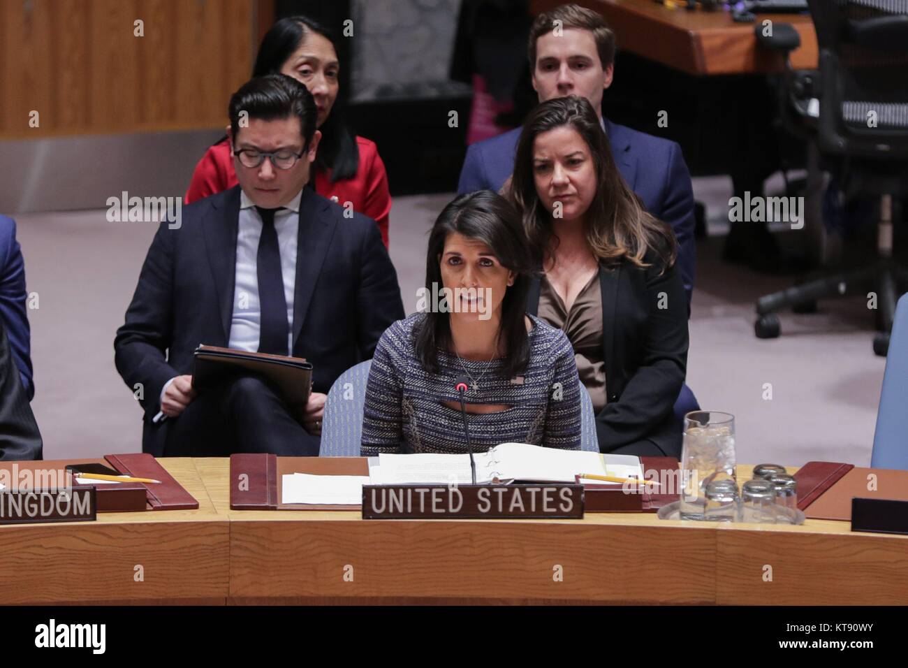 United Nations, New York, USA, December 22 2017 - Nikki R. Haley ...
