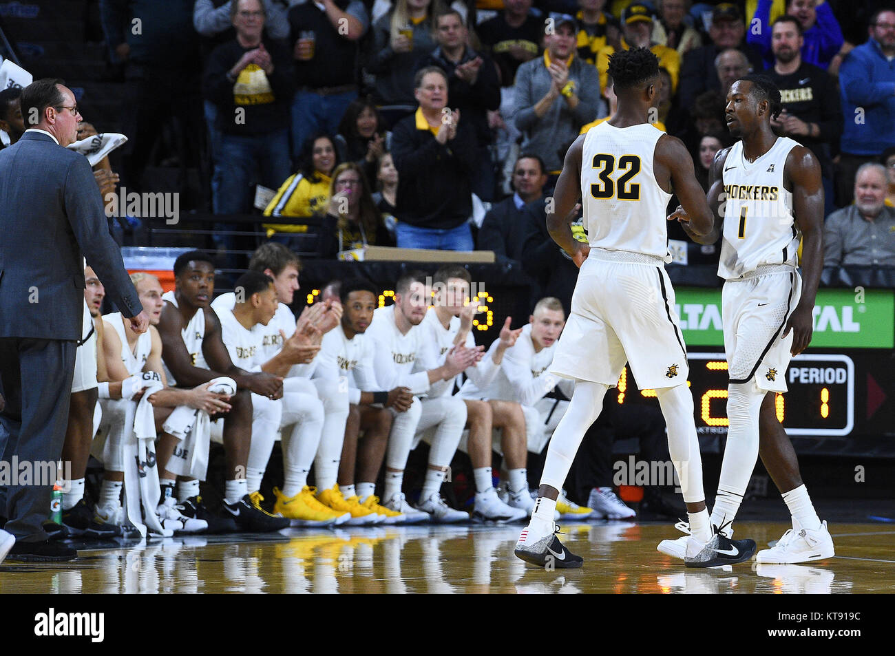 Wichita, Kansas, USA. 22nd Dec, 2017. Wichita State Shockers forward ...