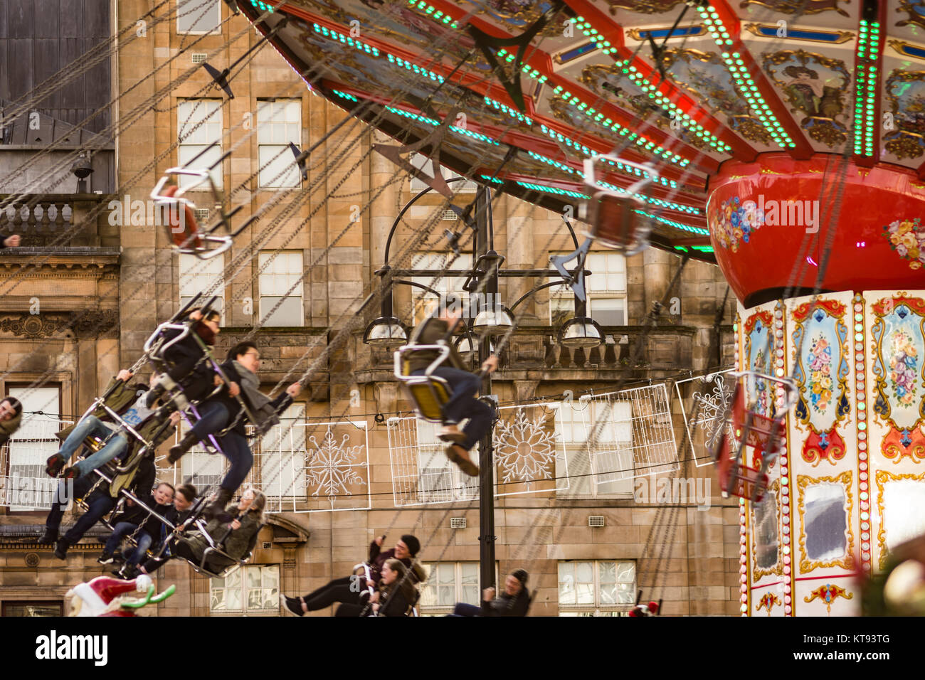 George square christmas market hi-res stock photography and images - Alamy