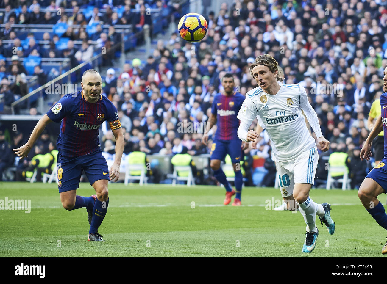 Madrid, Spain. 23rd Dec, 2017. Luka Modric (midfielder; Real Madrid ...
