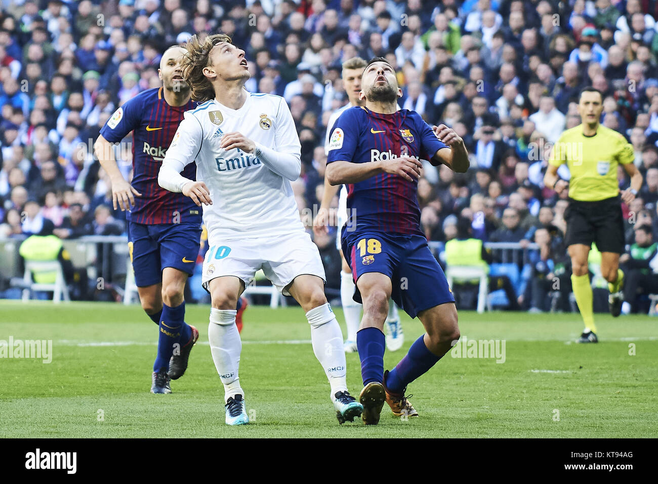Madrid, Spain. 23rd Dec, 2017. Luka Modric (midfielder; Real Madrid ...