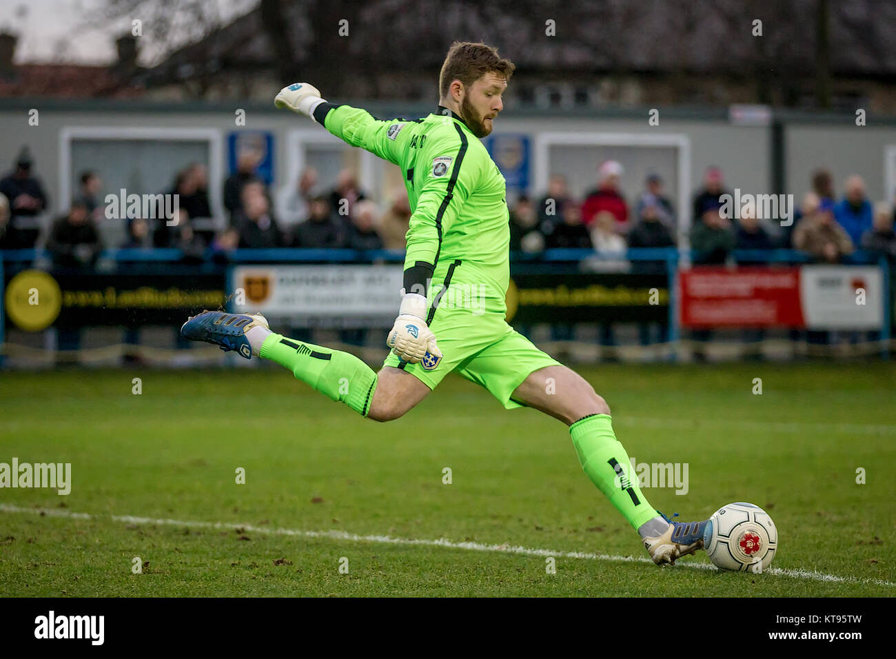 Goalkeeper takes goal kick in hi-res stock photography and images - Alamy