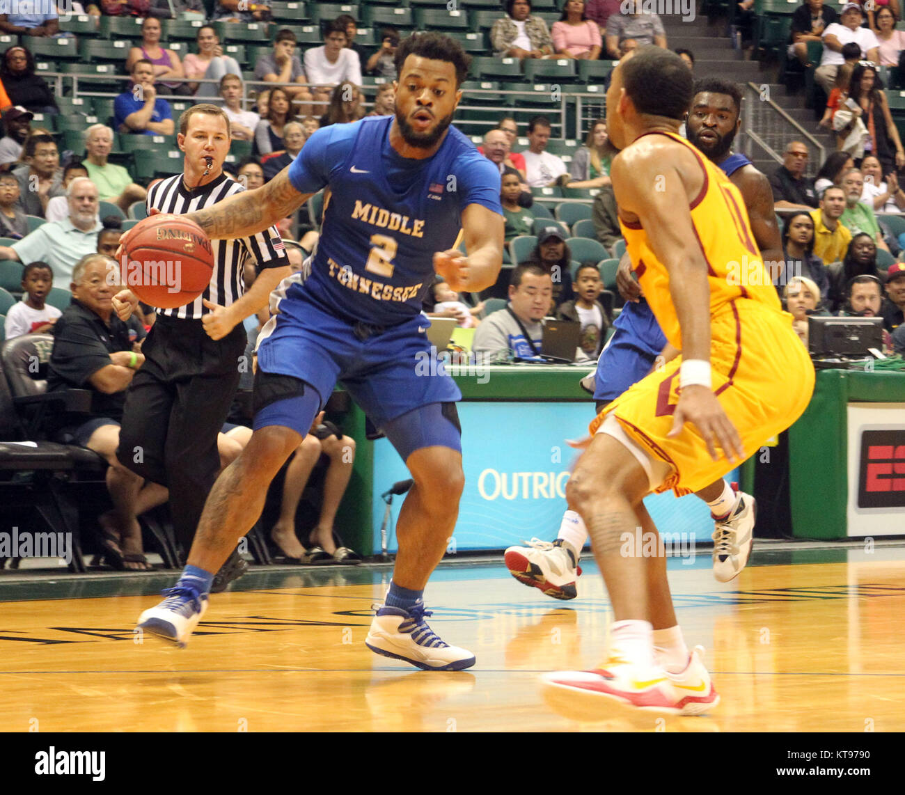 Hawaii, USA. 23rd Dec, 2017. December 23, 2017 - Middle Tennessee Blue ...