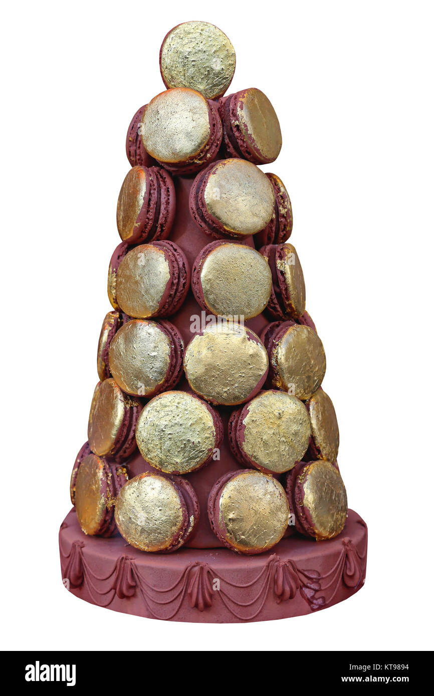 Macaroon tower cakes hi-res stock photography and images - Alamy