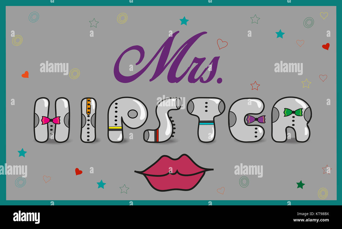 Mrs font hi-res stock photography and images - Alamy