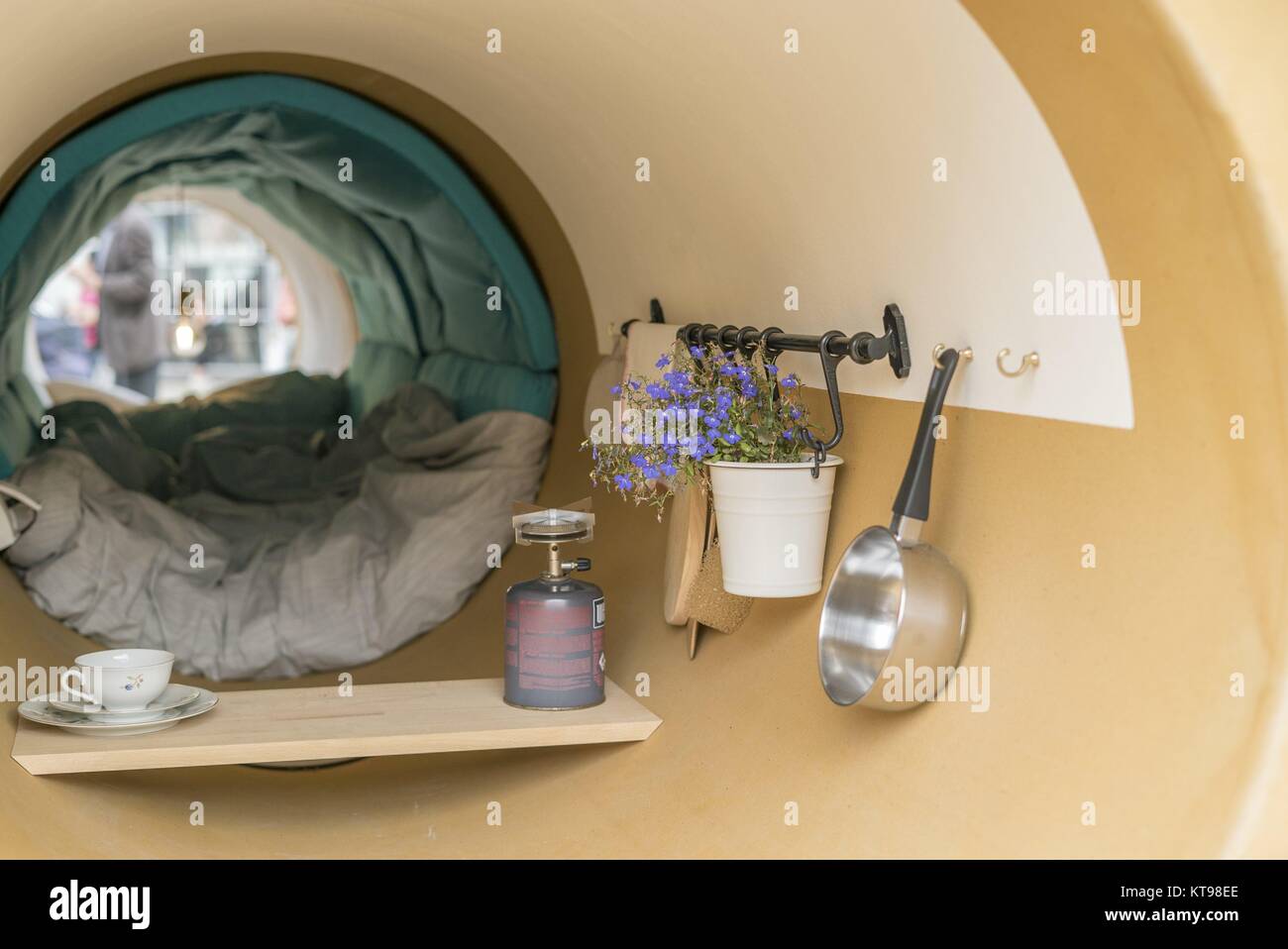 Sculpture Drainpipe Refugee Camp by artist Hiwa K remembering on ...